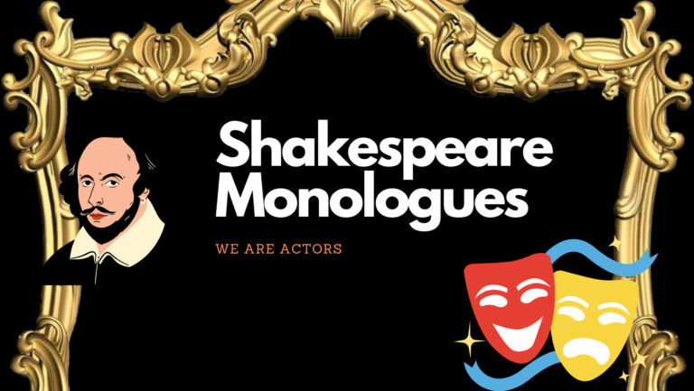 Shakespeare Monologues That Aren't That Popular | We Are Actors